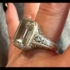 Judith Ripka | Jewelry | Stunning Judith Ripka Emerald Cut Diamonique ...